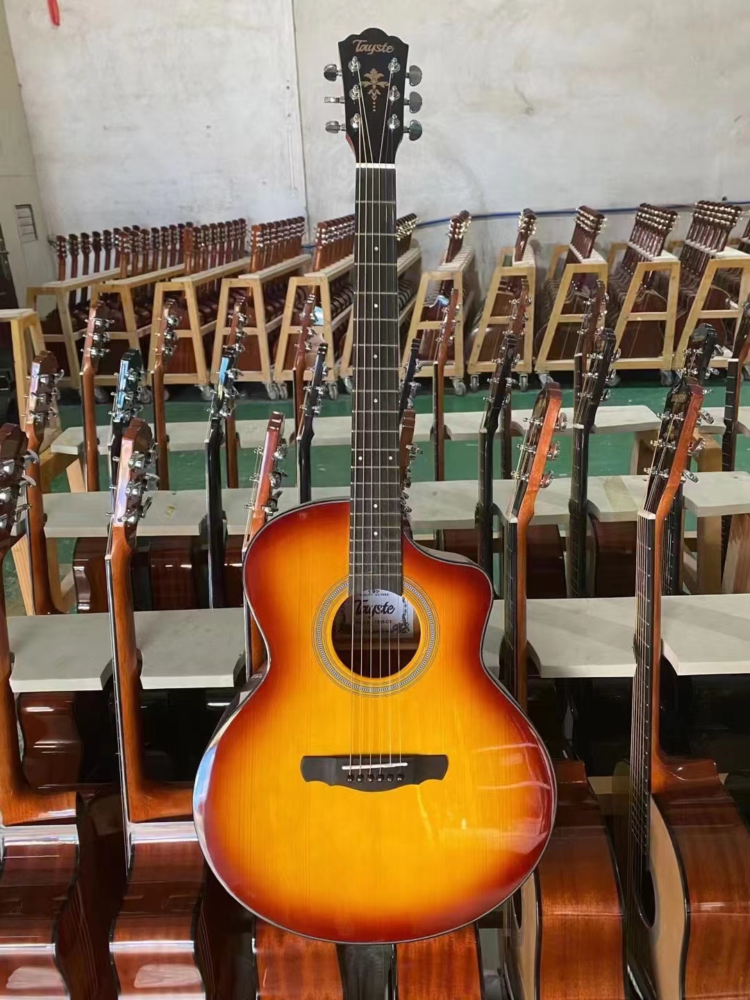 Hot sales 40inch solid top beginner acoustic guitar China Manufacturers ...