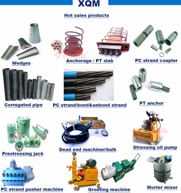 Prestressed Anchor Wedges For Post Tension Systems In Concrete ...