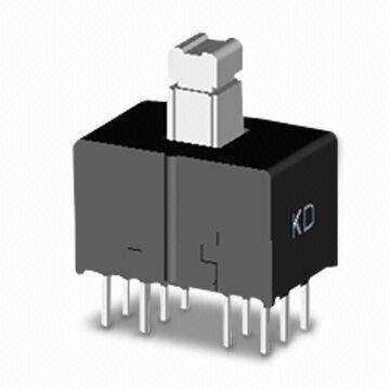 Vertical Push-button Switch With 0.1a/30v Dc Rating, Applied To ...