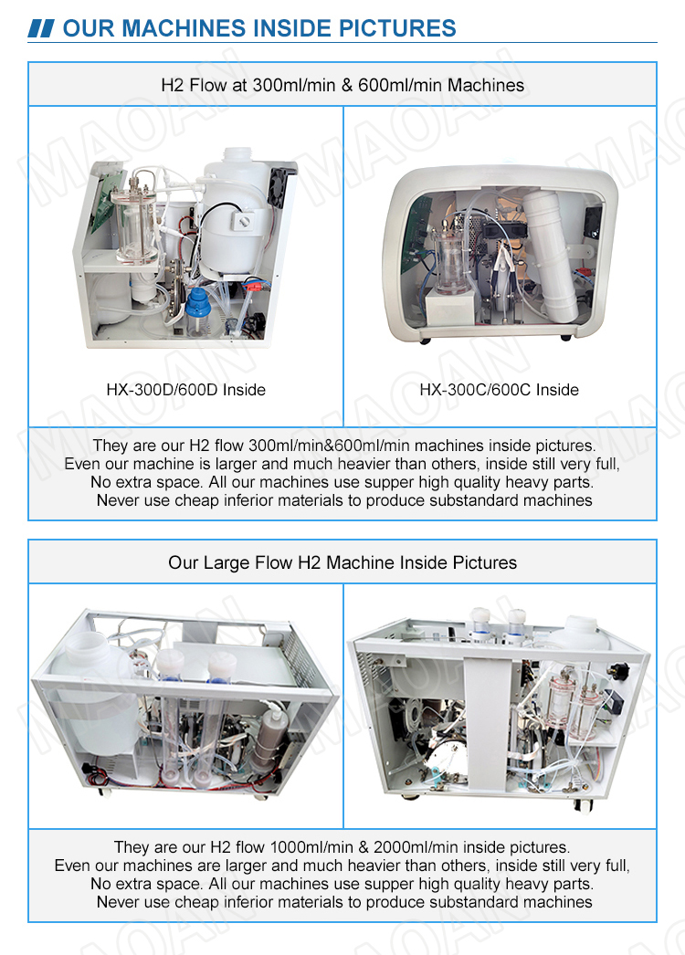 เครื่องสูดดมไฮโดรเจนขนาดใหญ่ 3000ml - การใช้งานบ้านและคลินิก Hx -2000 ...