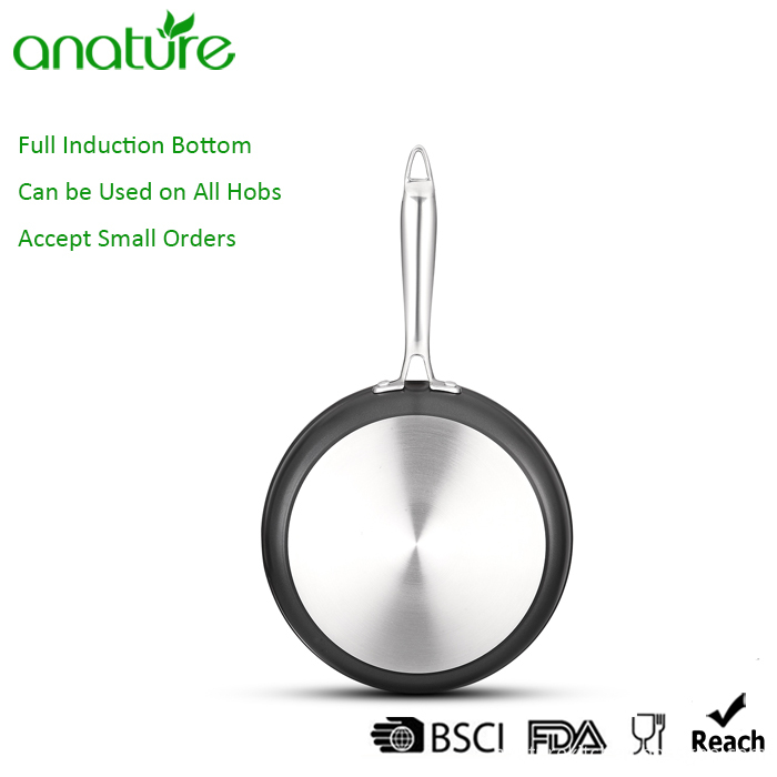 Full Induction Bottom Forged Aluminum Non Stick Frying Pan, High ...