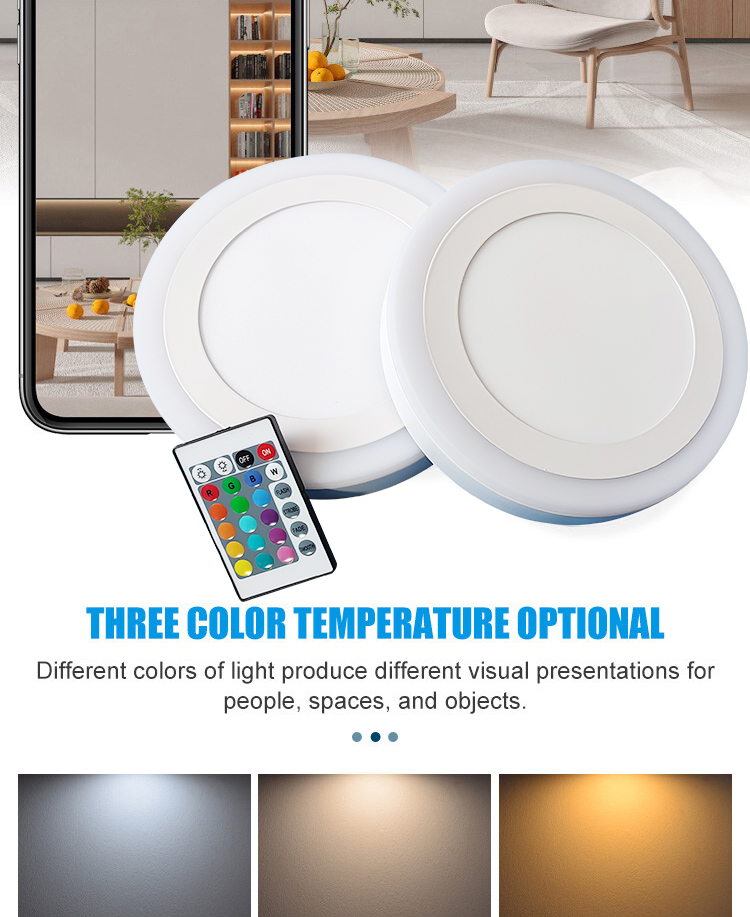 Rgb Panel Light Suface Round Light Downlight คุณภาพสูง Rgb Panel Light ...