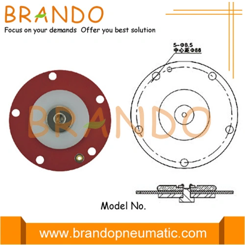 MD01-25 MD02-25 1'' Diaphragm Valve Membrane Kit China Manufacturers ...