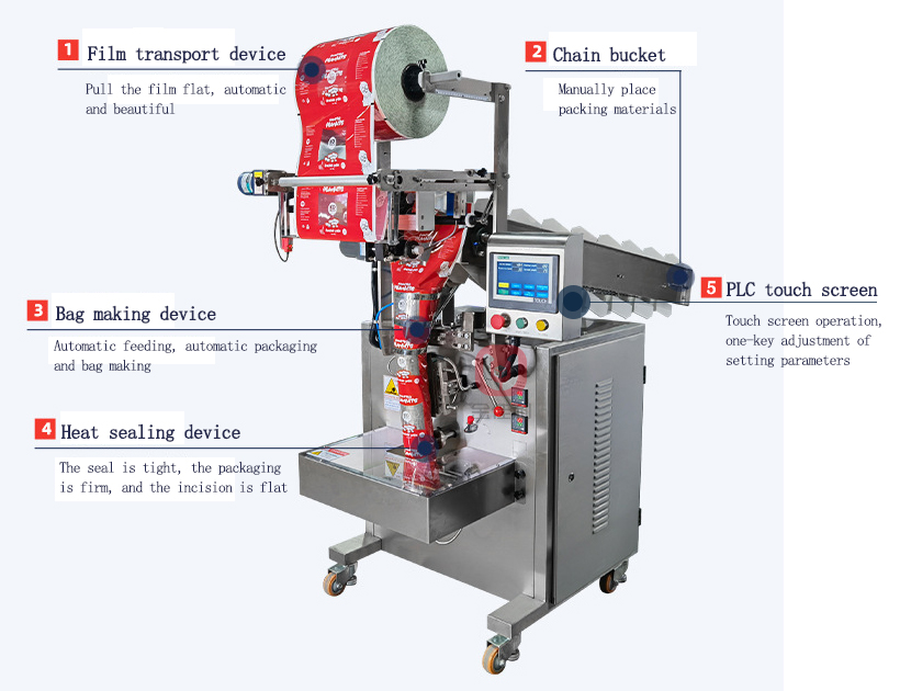 Semi-automatic Vacuum Sachet Bag Packing Machine For Snack Chips, High ...