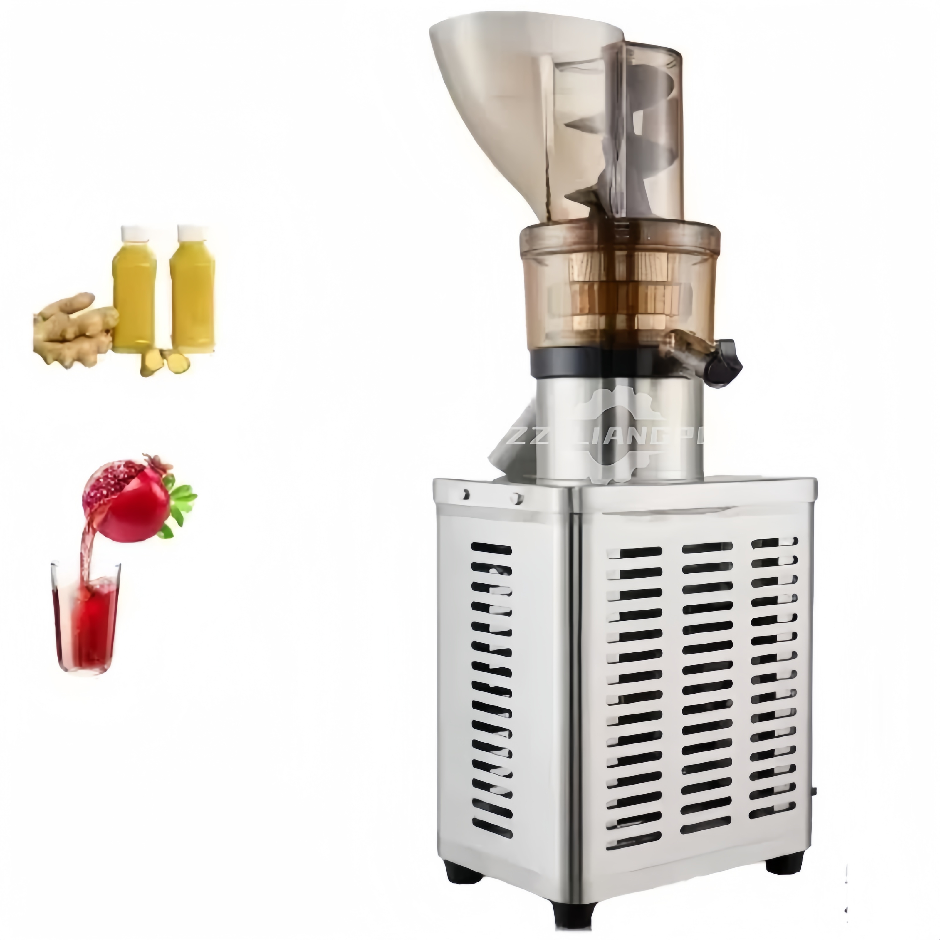 Automatic Big Mouth Cold Press Pineapple Juicer Machine, High Quality ...