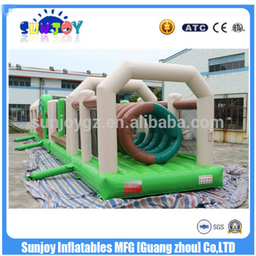 62ft Military Boot Camp Inflatable Army Obstacle Course, High Quality ...