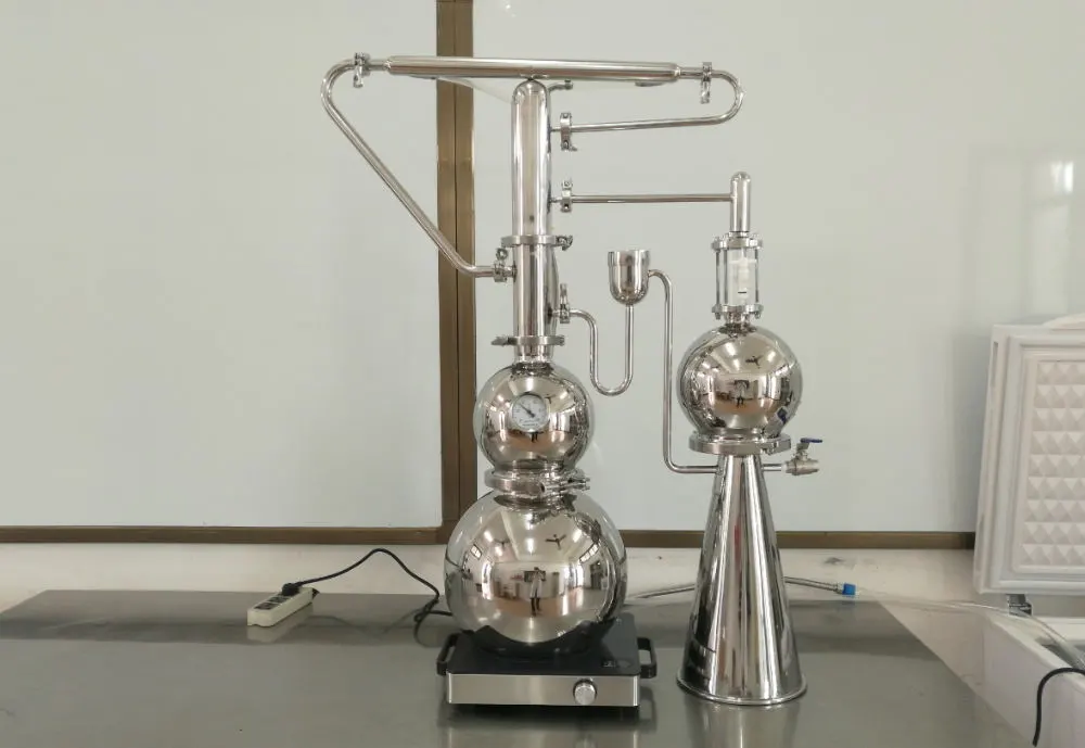 Industrial Alcohol Distillation Equipment Onion Essential Oil Steam ...