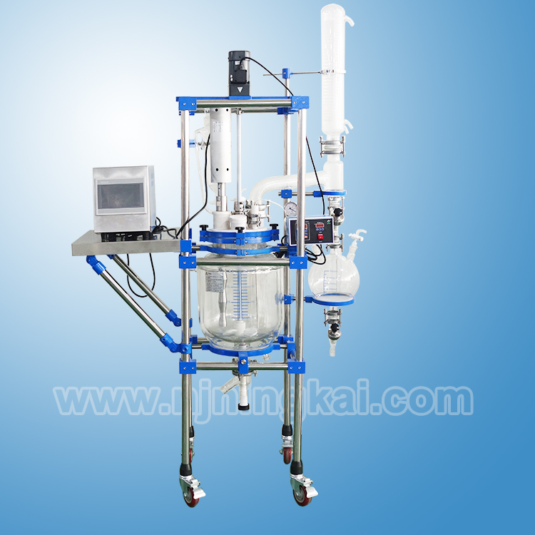 5l Lab Mixing Reactor Double Jacketed Glass Reactor, High Quality 5l ...
