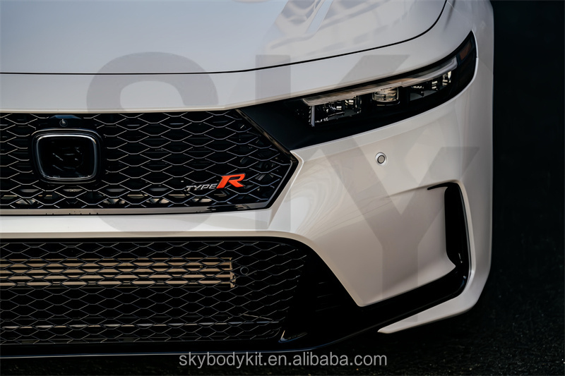 Front Bumper Main Grille Type R Body Kit For Honda Accord 2022-2024 ...