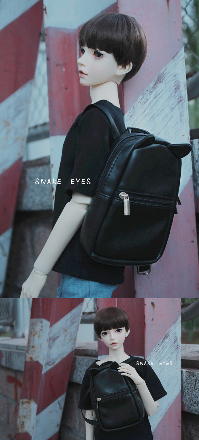 Bjd กระเป๋าเป้สะพายหลังสีดำสำหรับตุ๊กตา Sd/70cm Jointed Doll คุณภาพสูง ...