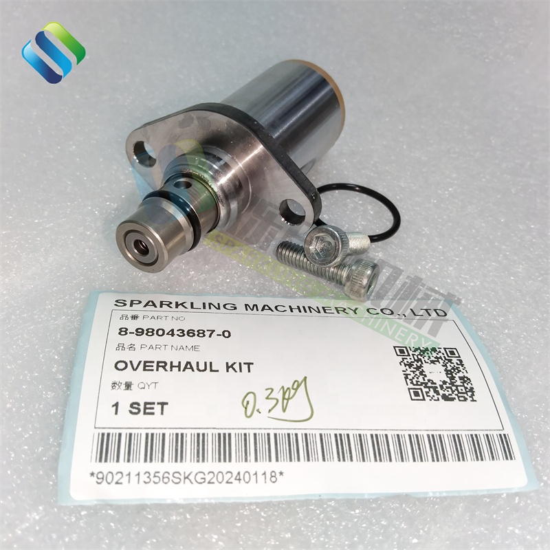 Skgm Zx200-3 4hk1 Excavator Suction Control Valve 8-98043687-0, High ...