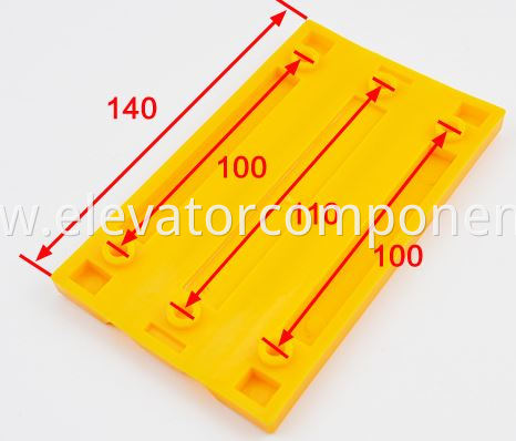 Guide Shoe Insert for ThyssenKrupp Elevator CWT