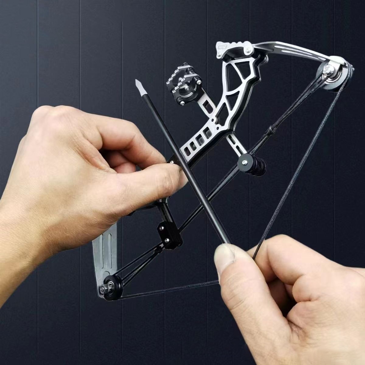Mini Archery Bow Set: Mini Compound Bow For Hunting And Practice, High ...