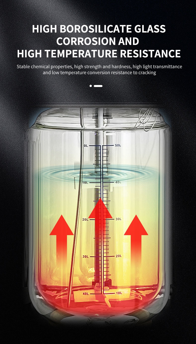 Lab Vacuum Reaction Distillation Device: Distillation Column And ...