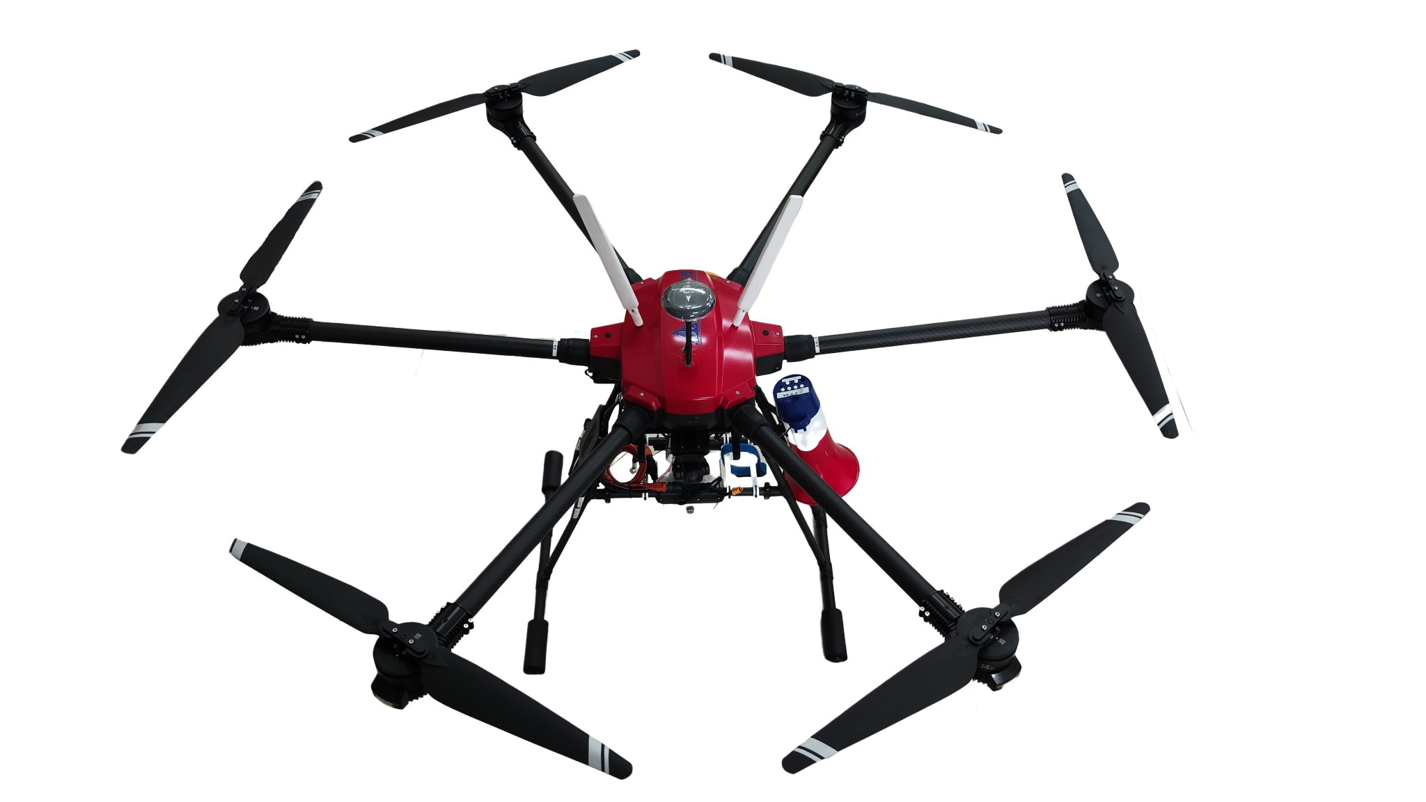Hexacopter Drone 4kg Payload Rtk Gnss Gps Carbon Fiber Six Rotors Long ...