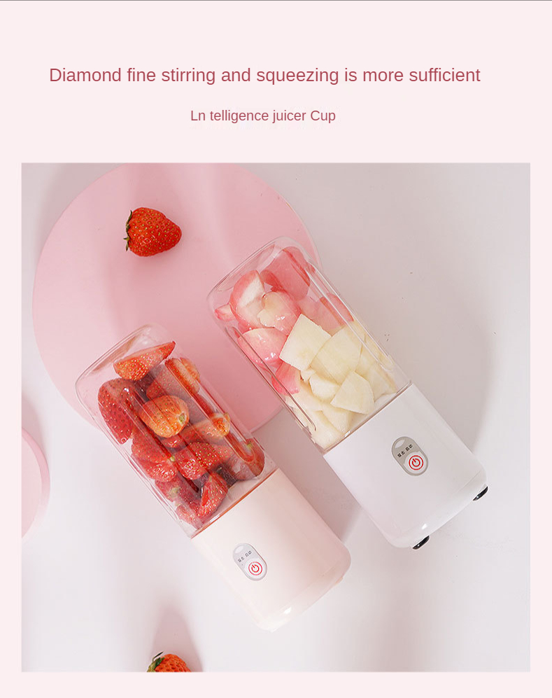 Compact Multi-function Mini Blender: Rechargeable Juice Cup With 4 ...