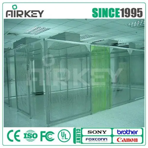 Airkey Modular Cleanroom Class 100 Clean Room With Air Shower And Pass ...