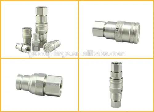 Fe Quick Release Coupling/flush-faced Hydraulic Hose Coupler, High ...