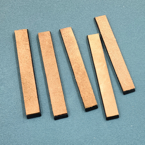 Polished Leather Honing Stick Cowhide Razor Blade Grinding And ...