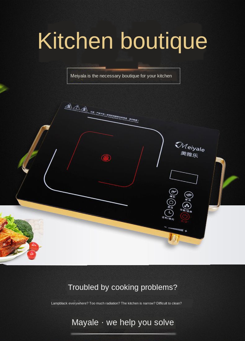 Touch Electric Ceramic Cooktop New Multi-function High-power Commercial ... Touch Electric Ceramic Cooktop New Multi-function High-power Commercial ...