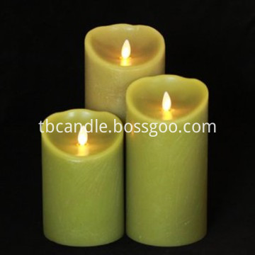 Moving Wick Classic Flameless Led Pillar Candle, High Quality Moving ...
