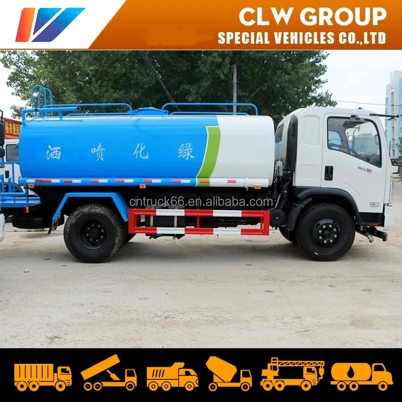 Dongfeng 4x2 10000 Liter Water Spraying Truck Water Bowser Truck 10m3 ...