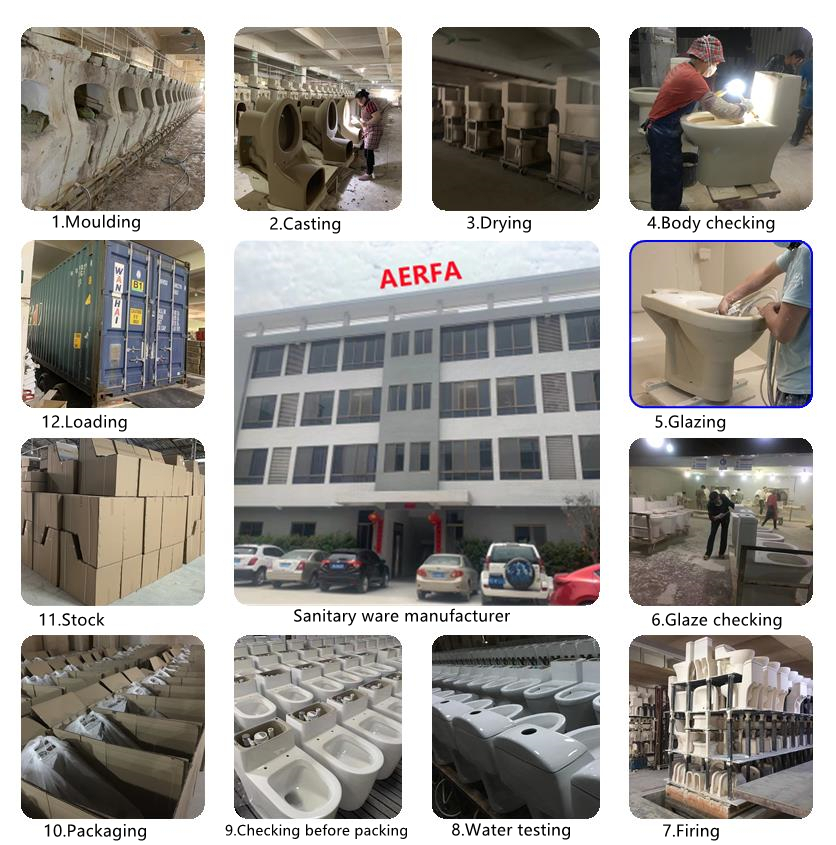 Australian Standard Two Piece Ceramic Rimless Toilet, High Quality ...