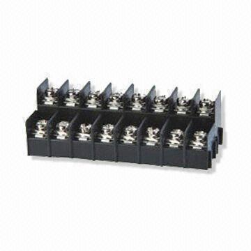 Dual Row Barrier Terminal Block Connector With 7.62mm Pin Spacing And ...
