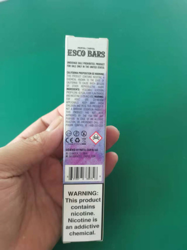 Oem 충전식 Vape 일회용 Esco 바, Bossgoo.com의 고품질 Oem 충전식 Vape 일회용 Esco 바