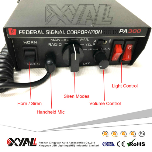 150 Watt 5 Tones Emergency Warning Siren Pa System With Handheld ...