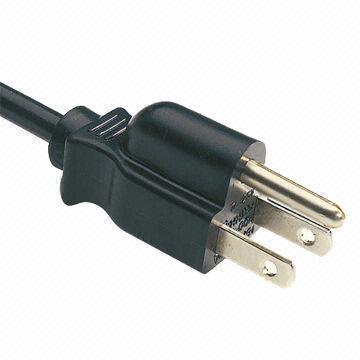 Japan Type Power Plug With 3 Pins, 7a Current And 125v Ac Voltage, High ...