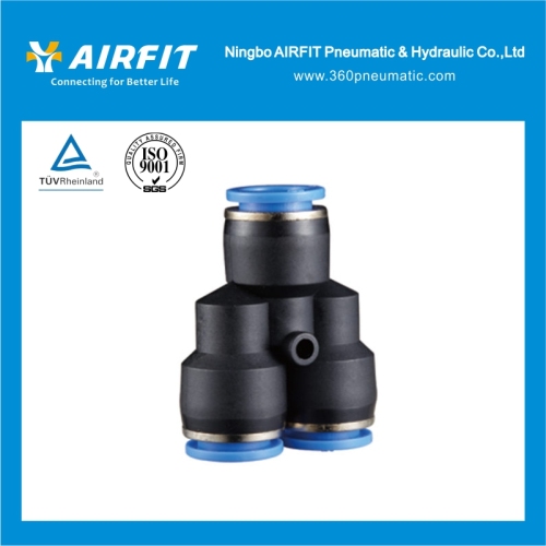 Y-type Pneumatic One Touch Fitting (py), High Quality Y-type Pneumatic ...