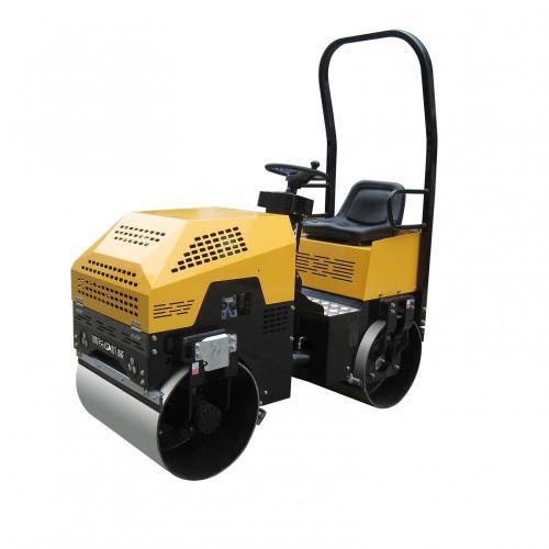 Walk Behind Self-propelled 1-ton Double Drum Road Roller, High Quality ...