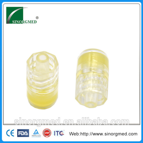 Medical Connector Surgical Injection Heparin Cap Yellow Type, High ...