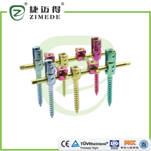 Spinal Pedicle Screw Fixation System Orthopedic Device Spine Fixation ...
