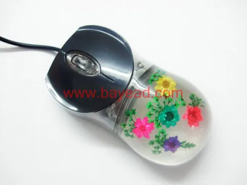 Real Flower Amber Usb Optical Mouse, High Quality Real Flower Amber Usb ...