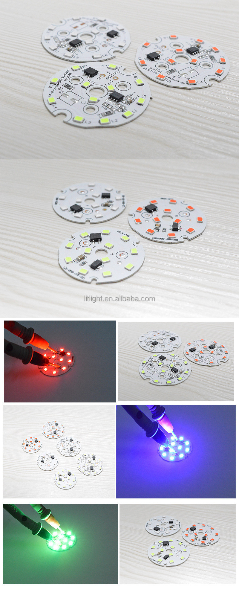 Ac220v High-voltage Led Module: Red, Green, Blue Color Options - 3w, 5w ...