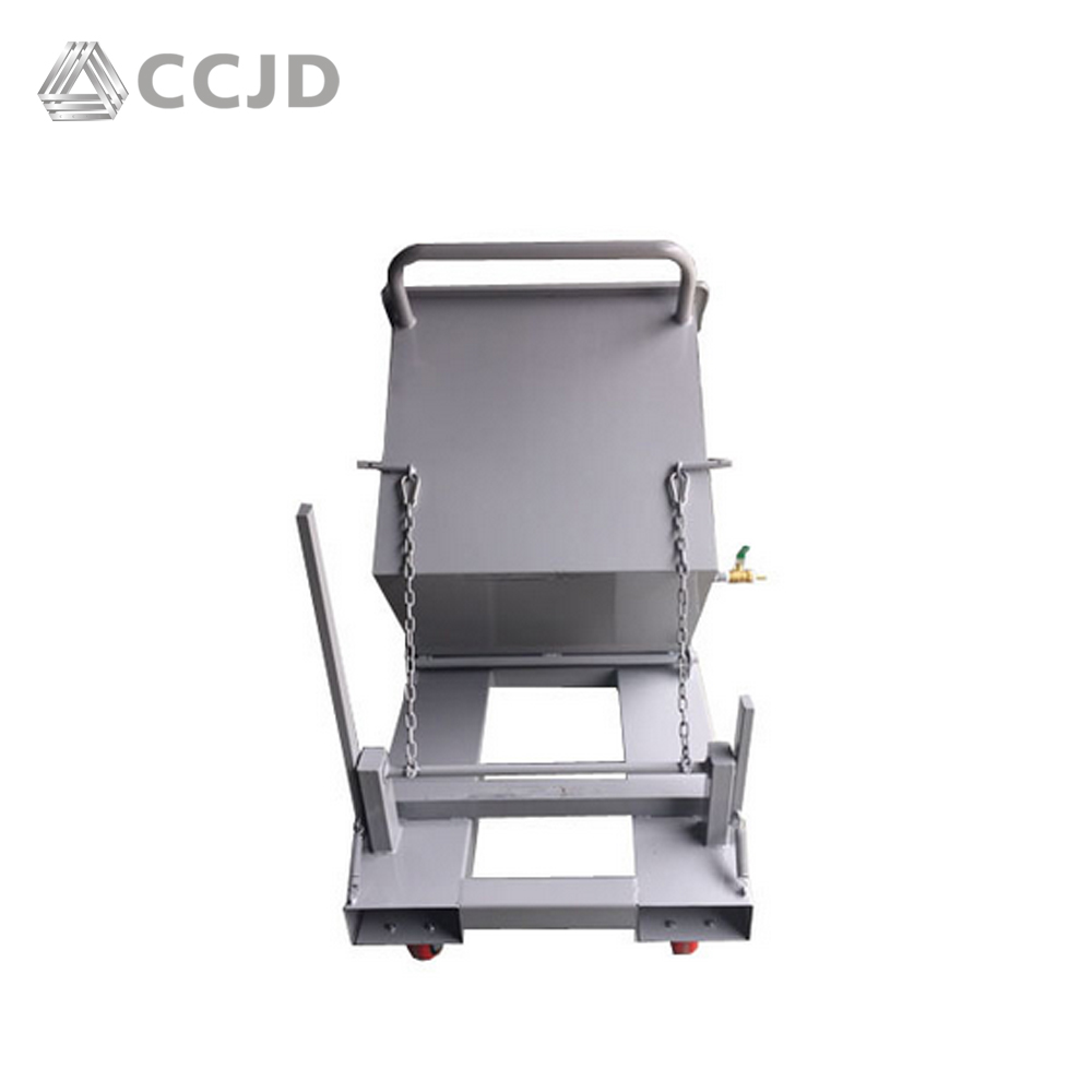 Portable Self-dumping Steel Hopper Truck For Waste Management, High ...