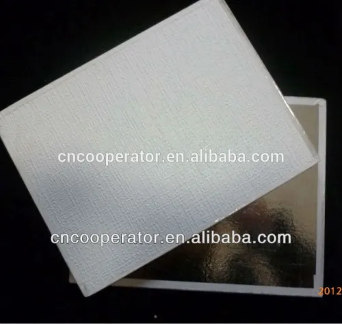 Pvc Laminated Gypsum Board Ceiling Tile, High Quality Pvc Laminated ...