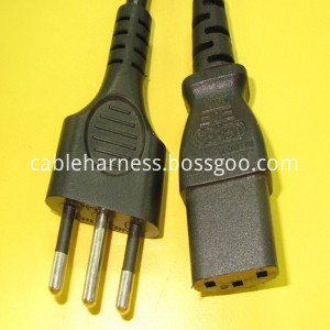 Iec C13 이탈리아 전원 코드로 승인 된 Imq, Bossgoo.com의 고품질 Iec C13 이탈리아 전원 코드로 승인 된 Imq