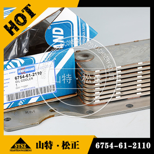 Pc200-8 Excavator S6d107 Engine Oil Cooler Core 6754-61-2110, High ...