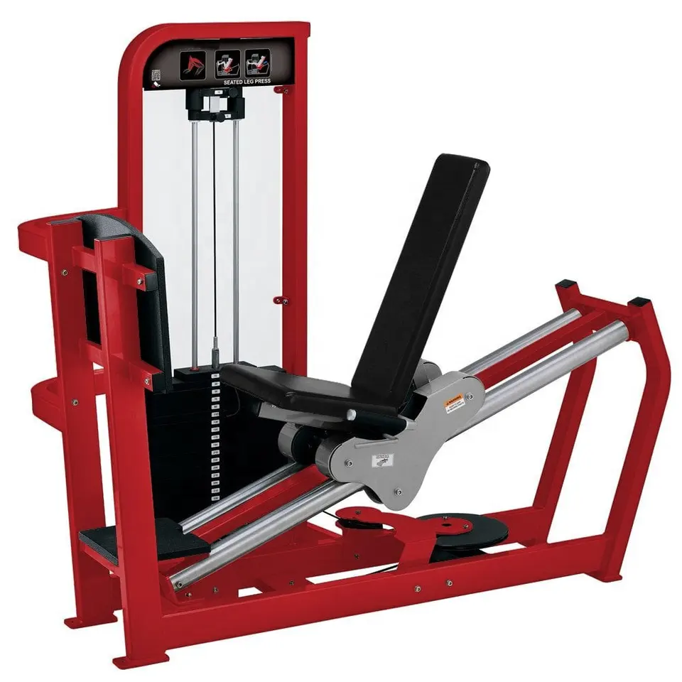 Seated Leg Press Machine For Gym Fitness And Strength Training, High ...