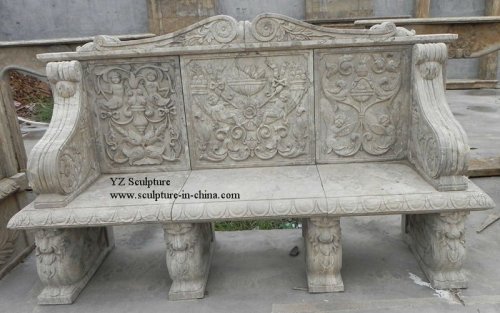Antique Stone Bench Carving(sbc-c121), High Quality Antique Stone Bench ...