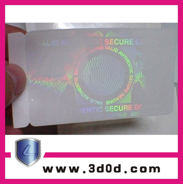 Hologram Overlays For Id Card And Other Certificate Paper Cards ...
