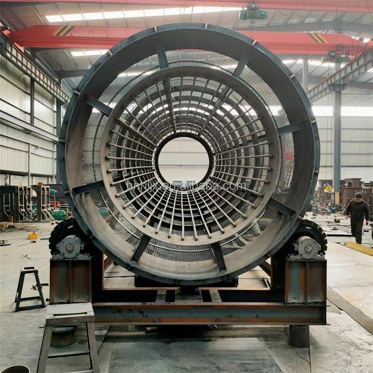Rotary Drum Trommel Screen For Wood, Gold Panning, And Coal Ash ...