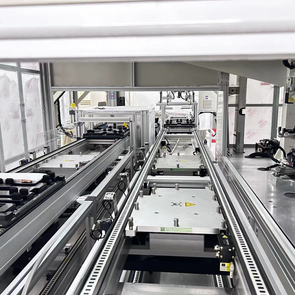 Conveyor Positioning Unit For Pallet Transfer System and Pallet ...
