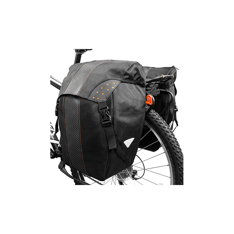 Clip-on Quick Release Double Pannier Bicycle Saddle Bag, High Quality ...