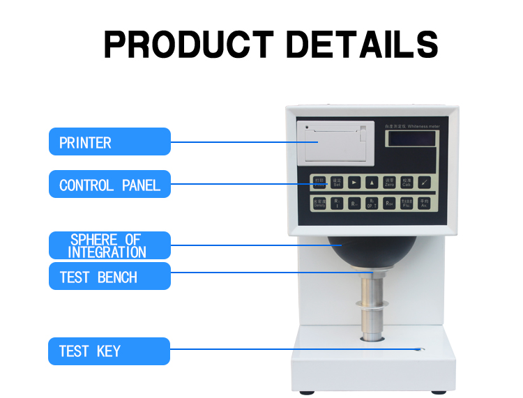 Iso 2470 Iso 9416 Brightness Tester: Whiteness Meter And Color Test ...