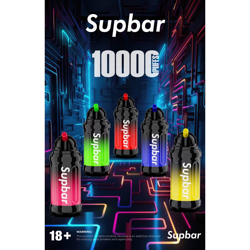 Supbar Mini Pot 8000 พัฟ 18 มล. Vape Disposer คุณภาพสูง Supbar Mini Pot ...