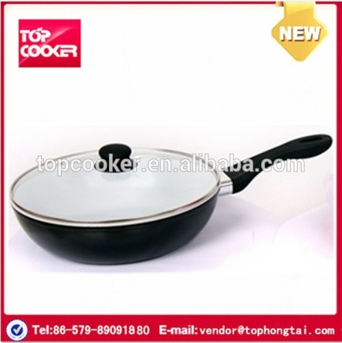 Aluminium Nonstick Diamond Induction Wok Pan, High Quality Aluminium ...